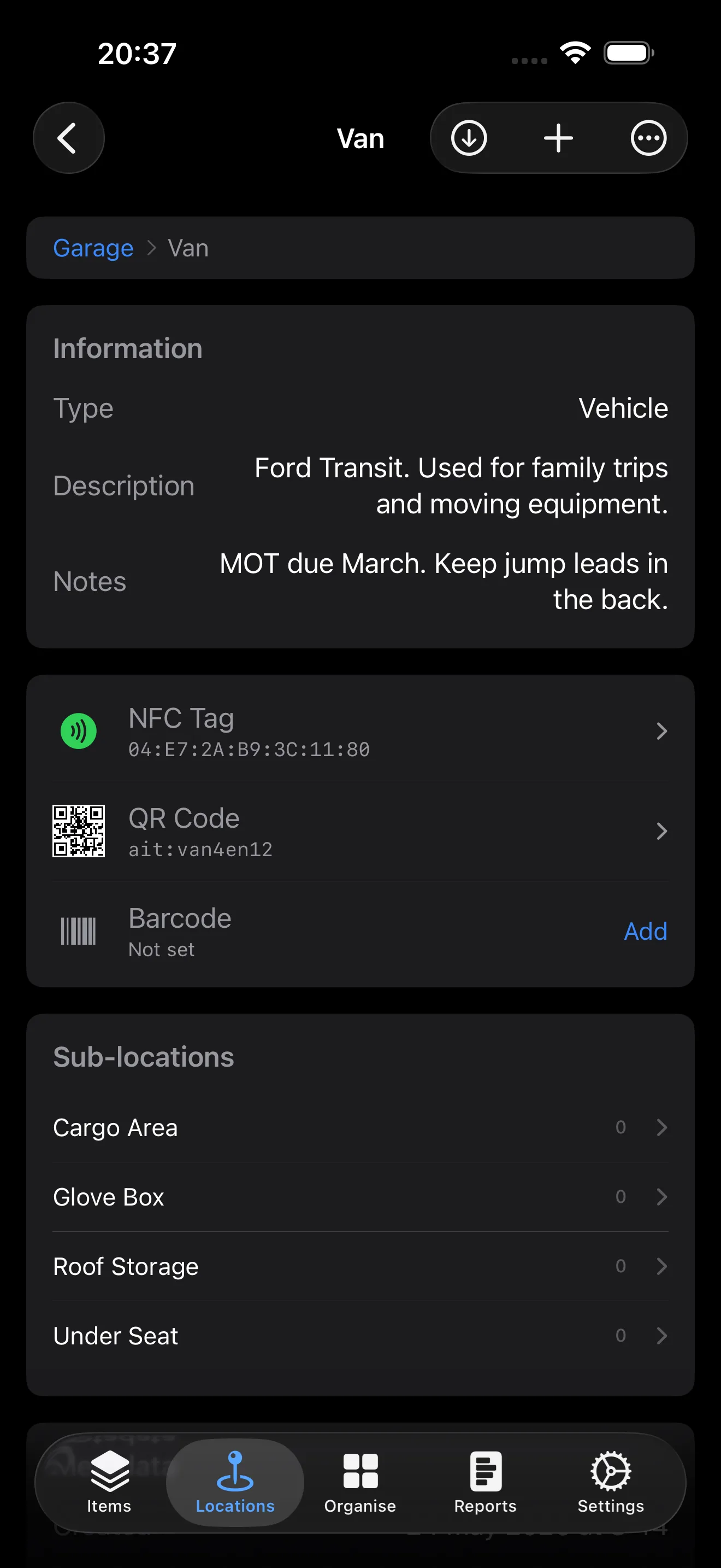 additem.to - Free Inventory App with NFC & QR Tags | iPhone